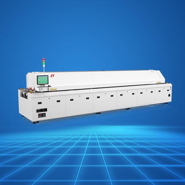 Quality Lead Free Hot Air Reflow Oven 12 Temperature Zones Smt Smd Soldering Welding Equipment for sale