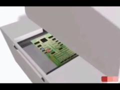 Forno de refluxo de três zonas Máquina de refluxo de LED Forno de refluxo de alta eficiência de aquecimento Economia de energia