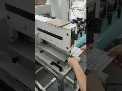 Automatische Schneidmaschine mit Schablonenlaser 25W Leichtbau
