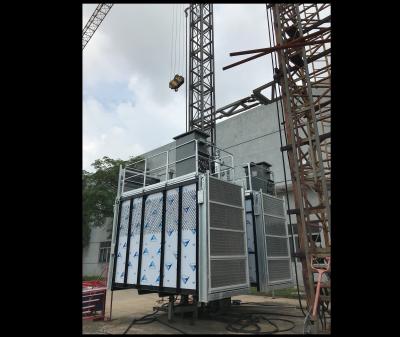China Condição nova da grua dobro do elevador da construção civil da cabine com capacidade de levantamento de 3 toneladas à venda