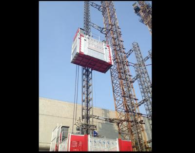 China Grua de levantamento de 1,5 toneladas industrial do material de construção única/padrão do CE gaiola do dobro à venda