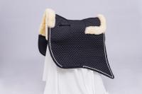 Quality Genuine Australia Sheepskin Dressage Saddle Pad 8 Pockets System With Inserts for sale
