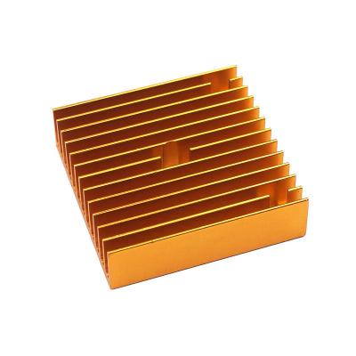 Cina radiatore di Heatsink Gold Copper della stampante di 40*40*11mm MK7 MK8 3D in vendita