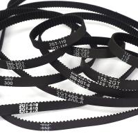 China Black Width 6mm Pitch 2 mm 3D Printer Timing Belts GT2 Closed Loop for sale