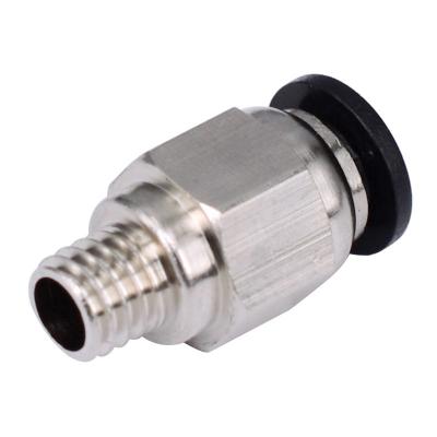 Cina connettore rapido di Head Extruder PC4-M6 della stampante 3D con la metropolitana di PTFE in vendita