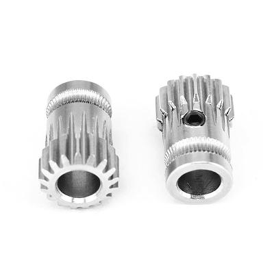 Cina Acciaio inossidabile della doppia dell'ingranaggio 3D della stampante 1.75mm Bondtech ruota dell'espulsore in vendita