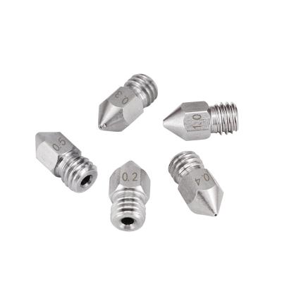 Cina passo della stampante GT2 dell'ugello 3D di acciaio inossidabile MK8 di 0.3mm 0.6mm 1.2mm in vendita
