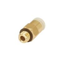 China For Remote Extruder 3D Printer M6 Brass Quick Pneumatic Connector for sale