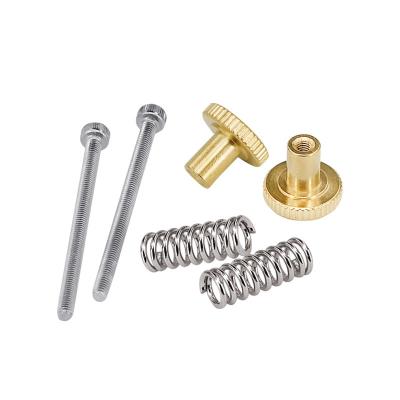 Cina UM2 corredo d'argento di Springs Heatbed Leveling della stampante della manopola M3*42mm 3D in vendita