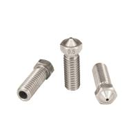 China Stainless Steel E3D 0.2 Mm 3d Printer Nozzle M6 External Thread for sale