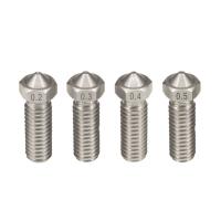 China Stainless Steel E3D 0.2 Mm 3d Printer Nozzle M6 External Thread for sale