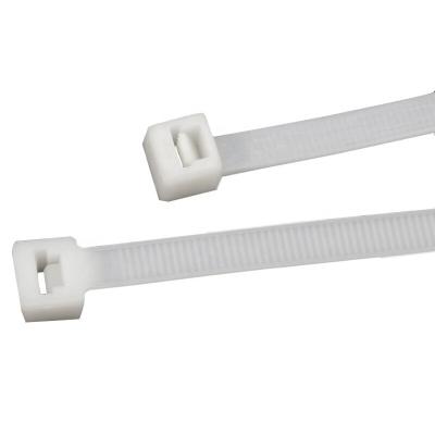 Cina Auto di plastica 104kpa di 4*150mm che chiude il nero a chiave bianco del cavo dei legami di nylon dello zip in vendita