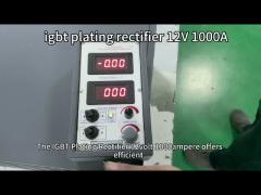 Elektroplatering Stroomvoorziening 12v 1000a 12kw Legering Anodiserend Titanium Anticorrosie Nikkel Hard Chroom Plating Rectifier