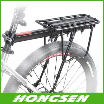 China Aluminum Bike Cycling accessories of Rear Carrier Cargo Rack Seat Quick Release for sale