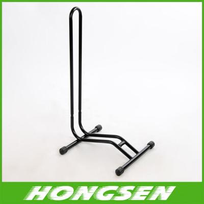 China Round foot L type parking bicycle frame display cycle wheel rim display rack for sale