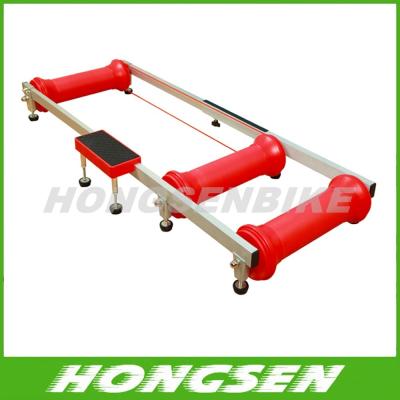 China HS-Q01 Colorful and foldable home fitness bicycle roller trainers for sale