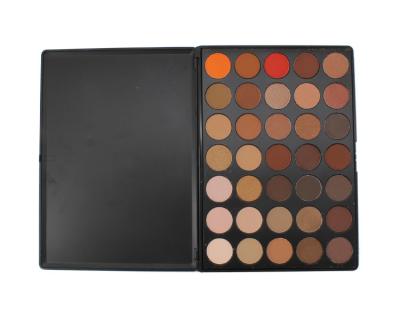 China Palet van de de Flikkeringsoogschaduw van het 35 Kleuren het Hoge Pigment met Privé Etiket Te koop