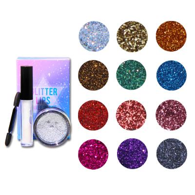 China Hete Productenschoonheid 12 Kleur schittert Make-up van het Oogschaduw de Vastgestelde Privé Etiket Te koop