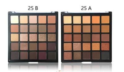 China Professionele Make-up 25 van het de Oogschaduwpalet van het Kleuren het Hoge Pigment Privé Etiket Te koop