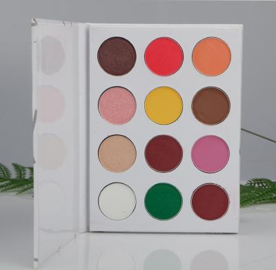 China Natural Pigment Shimmer Eye Makeup Eyeshadow Palette Eco Friendly Material Easy Coloring for sale