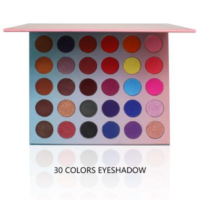 China Powder Form Eye Makeup Eyeshadow DIY Choose Color Palette Custom Empty 30 Holes for sale