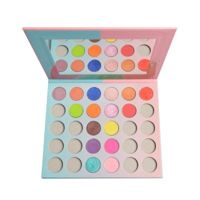 China Powder Form Eye Makeup Eyeshadow DIY Choose Color Palette Custom Empty 30 Holes for sale