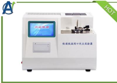 China Rapid Low Temperature Closed Cup Flash Point Tester ISO1523 ISO 3679 for sale
