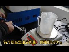 4명의 시험관과 ASTM D721 석유 왁스 오일 콘탠츠 분석기