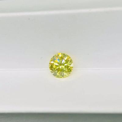 Cina Il laboratorio di IGI ha creato i diamanti gialli 1 diamante rotondo di carati in vendita
