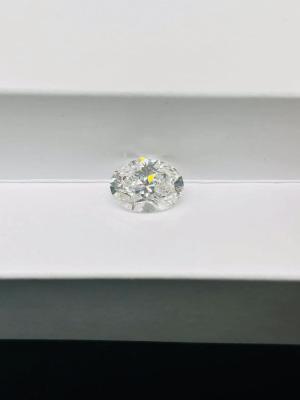 China Certified Synthetic Diamonds Oval brilliant cut 1-3CT cvd Lab Made Diamonds Colorless Diamond for sale