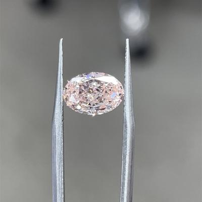 Cina Fancy Intense Rosa Diamante Chiarezza vs1 diamante Certificato Diamante Loose Diamante ovale in vendita