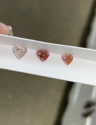 China Loose Lab Made Diamonds Man Made Real Diamonds Roze Diamanten Hart Loose Diamant Te koop