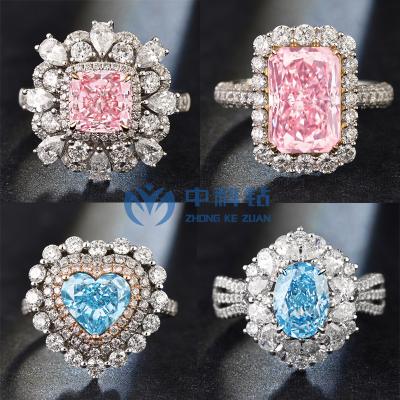China CVD DEF VS VVS Round Fancy Synthetic Lab Grown Diamonds IGI Certificate 0.3ct - 20ct Wholesale Factory Directly Supplier for sale