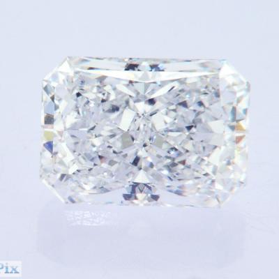 China High Quality 3.39ct Radiant Cut E VVS Laboratory Grown CVD White Diamond GIA Certified for sale