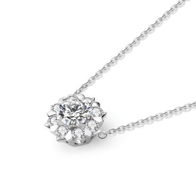China Hot Sale 18k Gold Lab-Grown Diamond Pendant  White Lab-Grown Diamond Pendant fashion jewelry New Style Pendant for sale