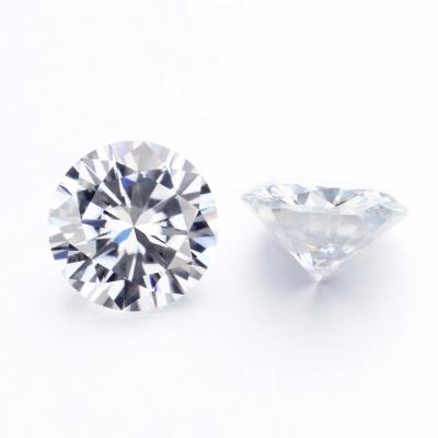 Cina Classico Hot Sale 18k Oro di laboratorio collante di diamante semplice collante gioielli di diamanti bianchi Collante di forma rotonda in vendita