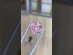 宝石類の設計人工的な実験室によって育てられるピンクのダイヤモンドOEM ODM