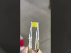 クッションの緩いダイヤモンドHPHTの実験室によって育てられる黄色いダイヤモンドの総合的なダイヤモンドの屑