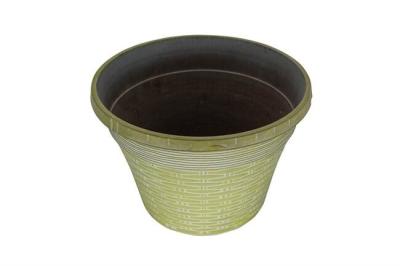 China De F-D Geelgroene Uiterst kleine Plastic Bloempotten krassen Bestand 15 Duim Plastic Planter Te koop