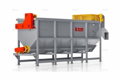 China Three Stage Float Sink Tank Corrosion Resistant Plastic Flakes Washing Tank for sale