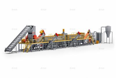 China 500-1000kg/h Waste PP Scrap Plastic Recycling Cold Washing Line Machine for sale