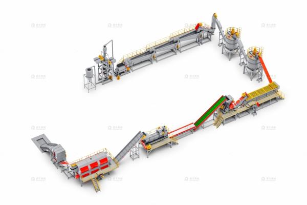 Quality High Efficiency Pet Bottle Washing Recycling Line 2000-3000kg/H Pet Flakes Washing Line for sale