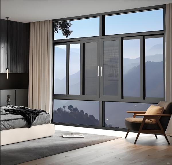 Quality JZ96 Series Alum Sliding Window 1.2mm-1.4mm Aluminium Frame Sliding Window for sale