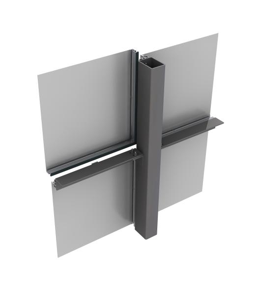 Quality Customized Aluminum Panel Curtain Wall Commercial Buildings Aluminium Facade Systems for sale