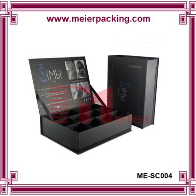 China Pop-up deluxe black matte lamination toiletry set anniversary gifts packaging for sale