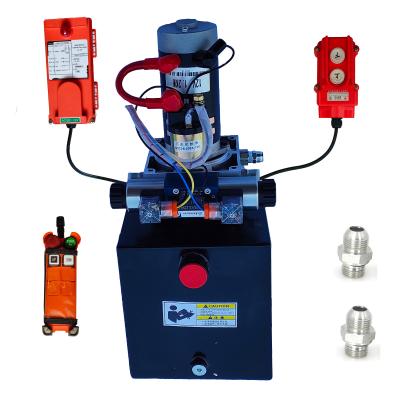 Chine 2200 PSI 12v Unité hydraulique à double actionnement Débit standard à vendre