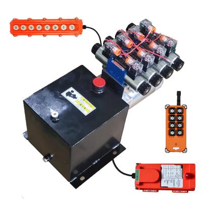 China 12v DC Double Acting Hydraulic Power Unit Hydraulic Pump Station 1.5KW / 2KW for sale