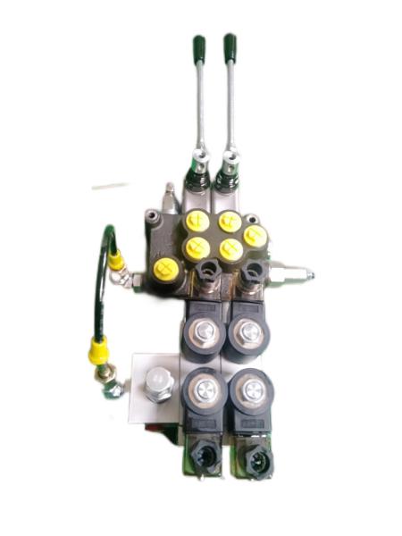 Quality Wireless Remote Control Multiway Valve Straight Through Style 24V for sale