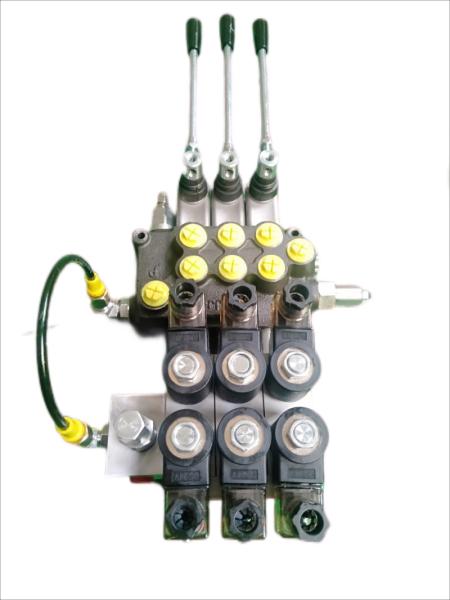 Quality Manual 3 Way Hydraulic Directional Control Valve 80l/Min Easy Maintained for sale