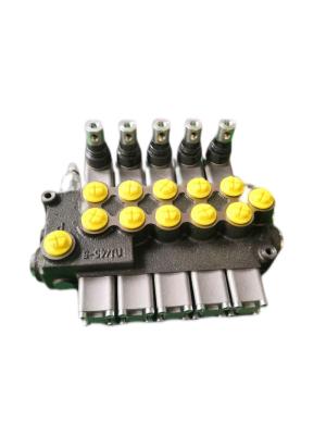 China Industriële 5-weg hydraulische klep handmatig bediende richtingscontrole klep Te koop